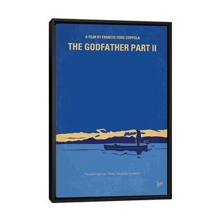 iCanvas "The Godfather - Part II Minimal Movie Poster" by Chungkong Framed Canvas Print - Bed ...